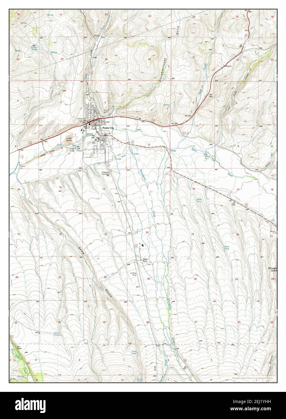 Prairie City, Oregon, map 1996, 1:24000, United States of America by ...