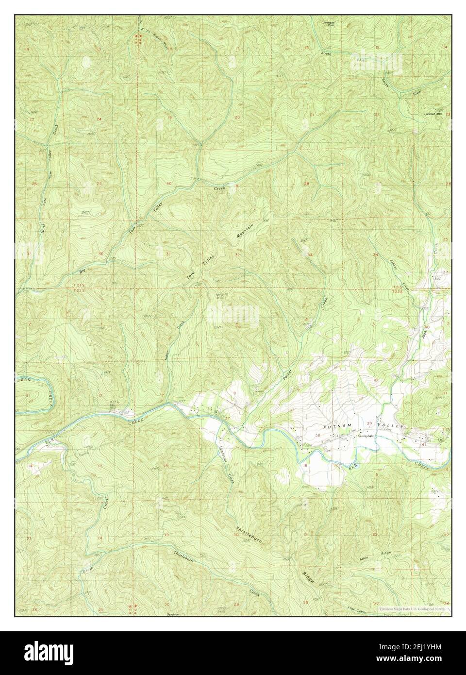 Putnam Valley, Oregon, map 1987, 1:24000, United States of America by ...