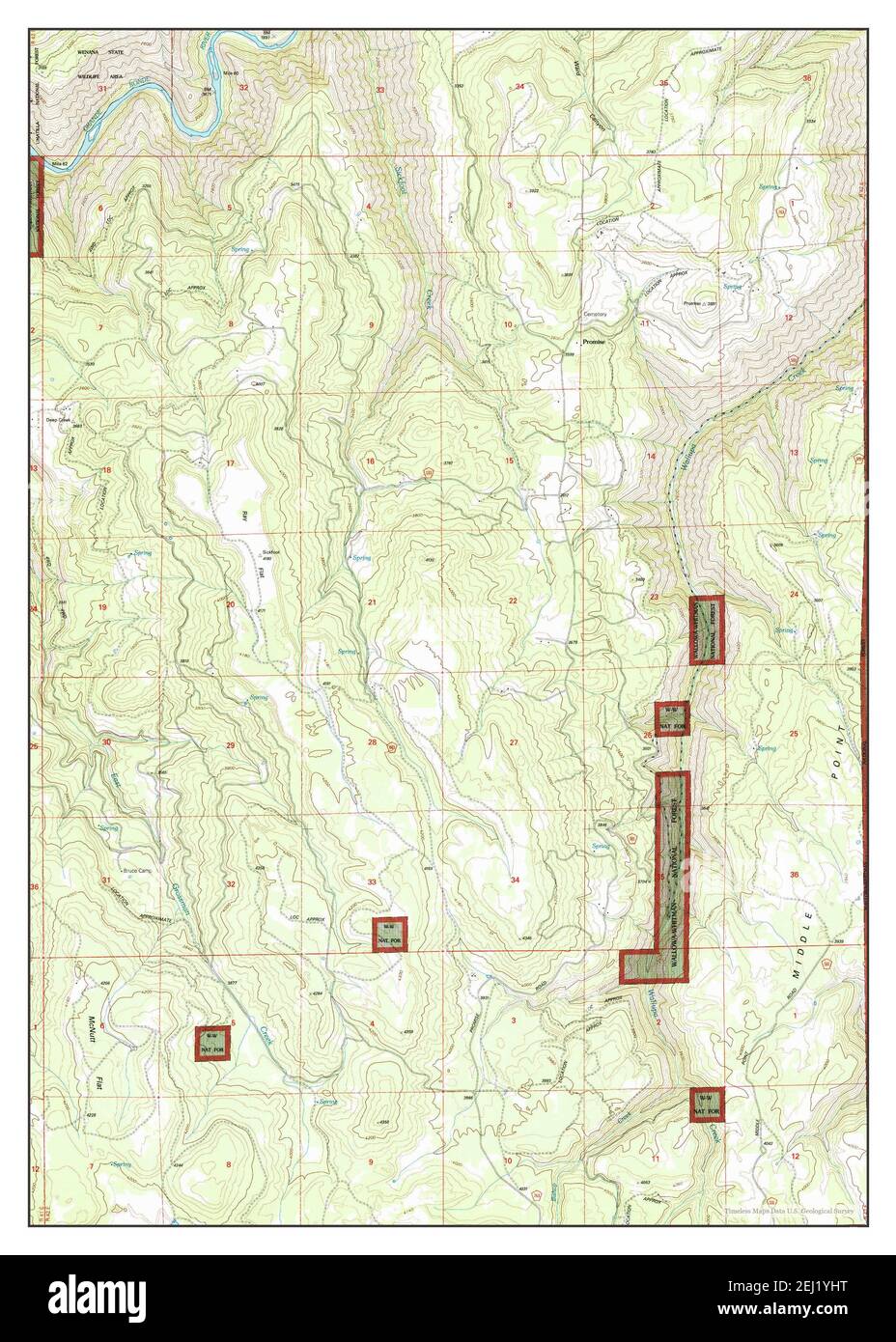 Promise, Oregon, map 1995, 1:24000, United States of America by ...