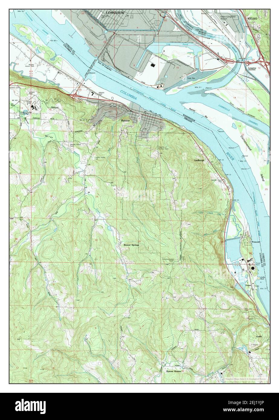 Map of rainier hi-res stock photography and images - Alamy