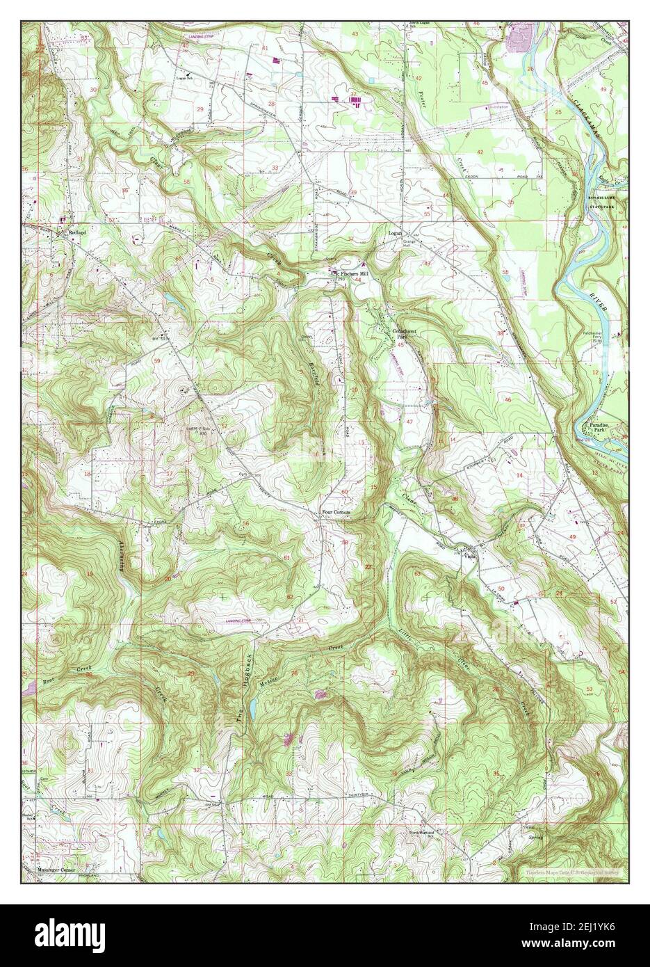 Redland, Oregon, map 1961, 1:24000, United States of America by ...