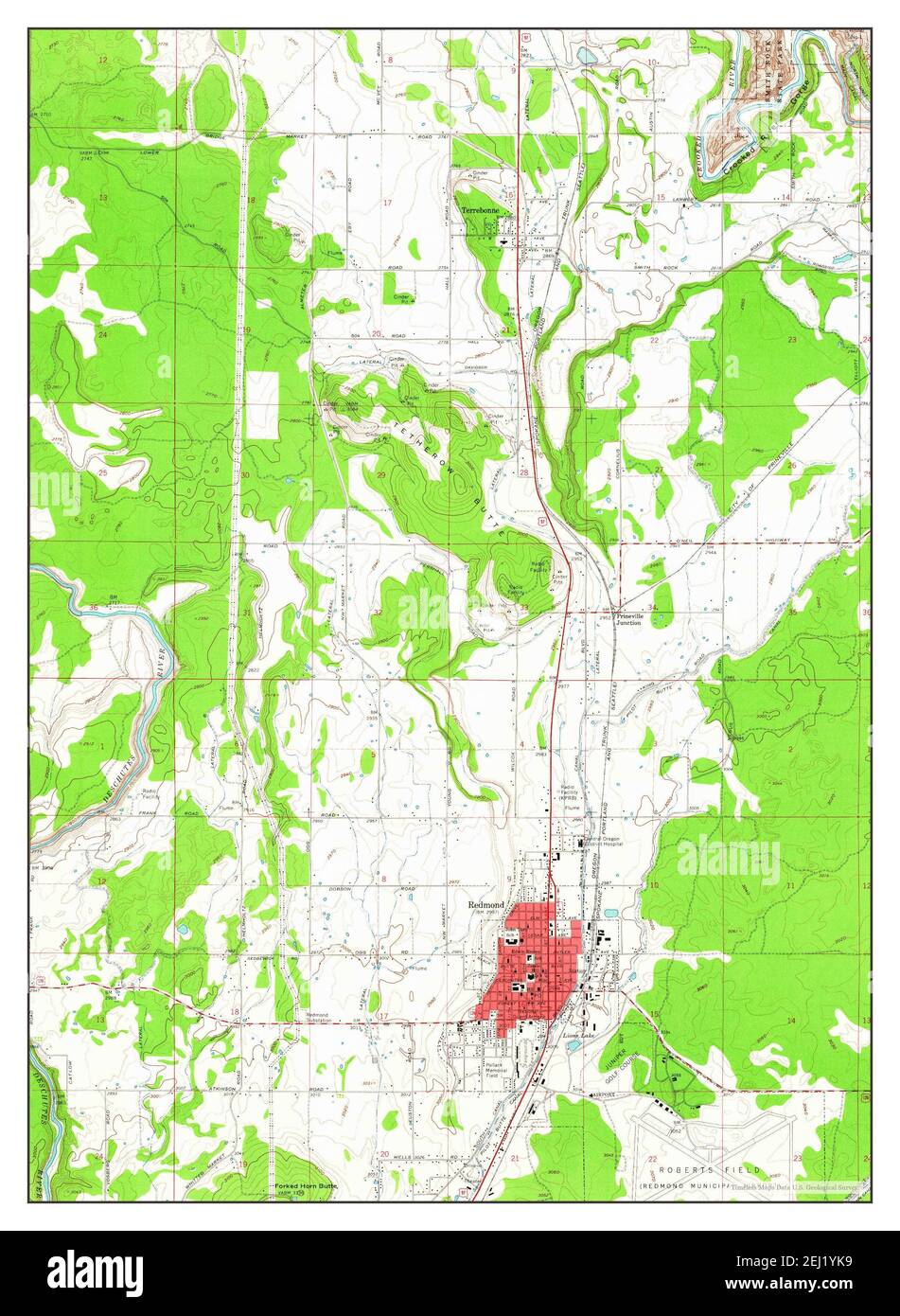 Map of redmond hi-res stock photography and images - Alamy