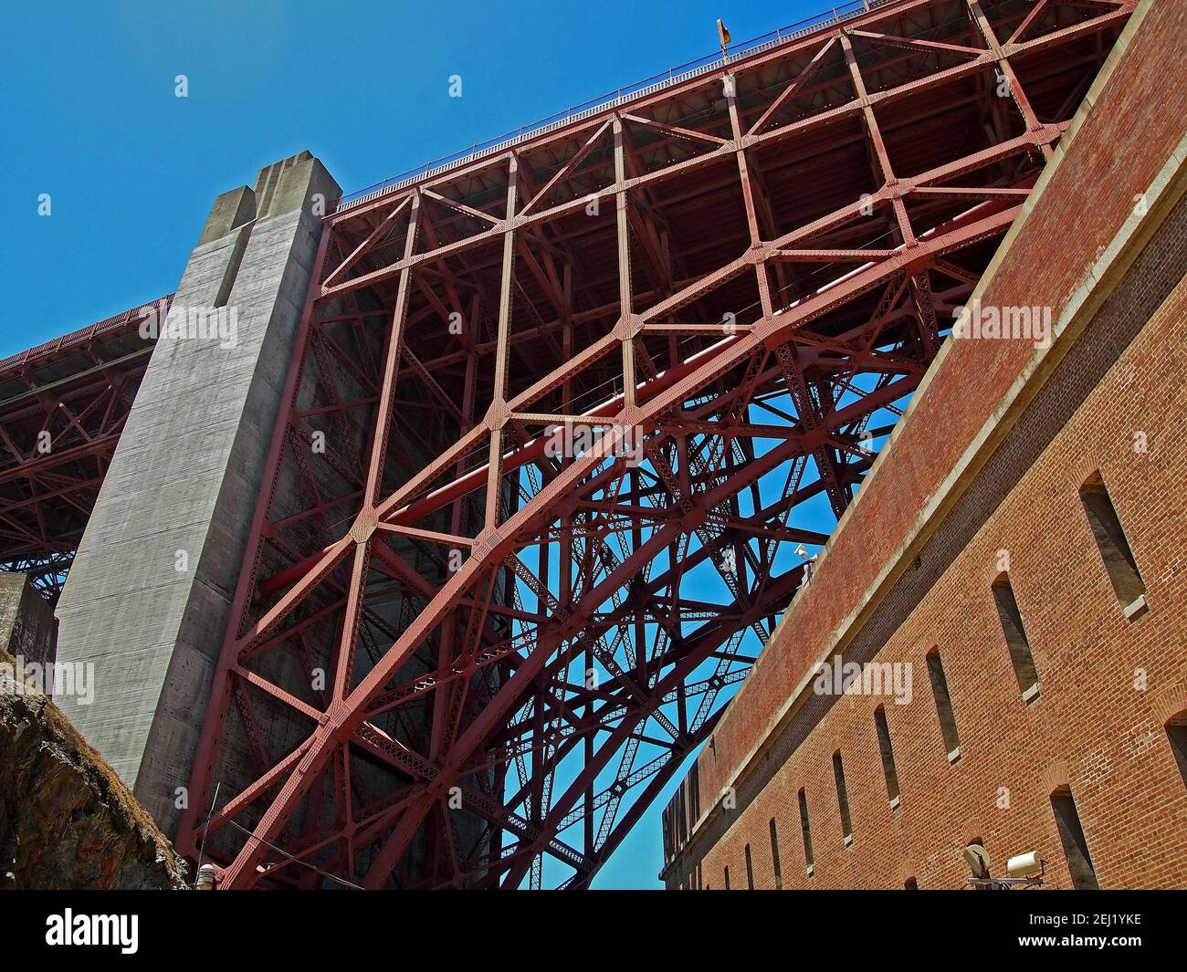 Golden Gate Bridge, Fort Point, National Historic Site, historical ...