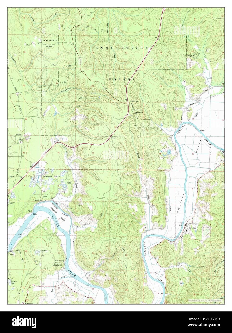 Map of riverton hi-res stock photography and images - Alamy