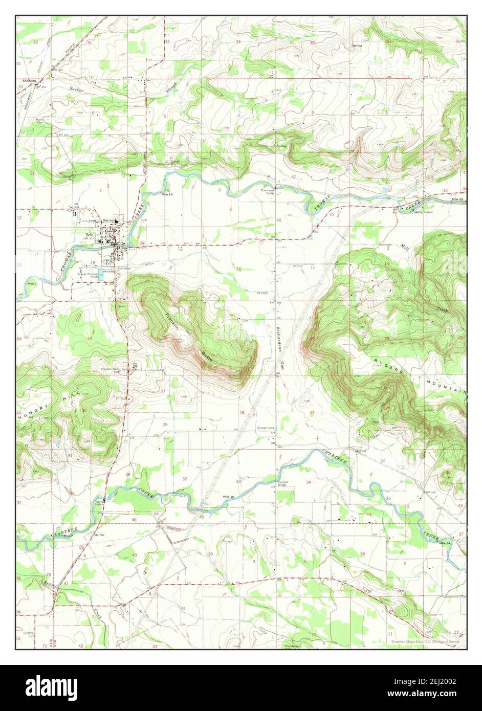 Scio, Oregon, map 1969, 1:24000, United States of America by Timeless ...