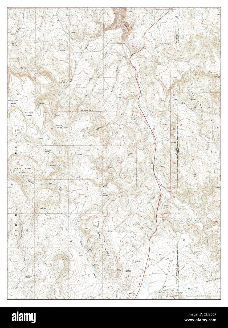 Oregon maps Cut Out Stock Images & Pictures - Alamy