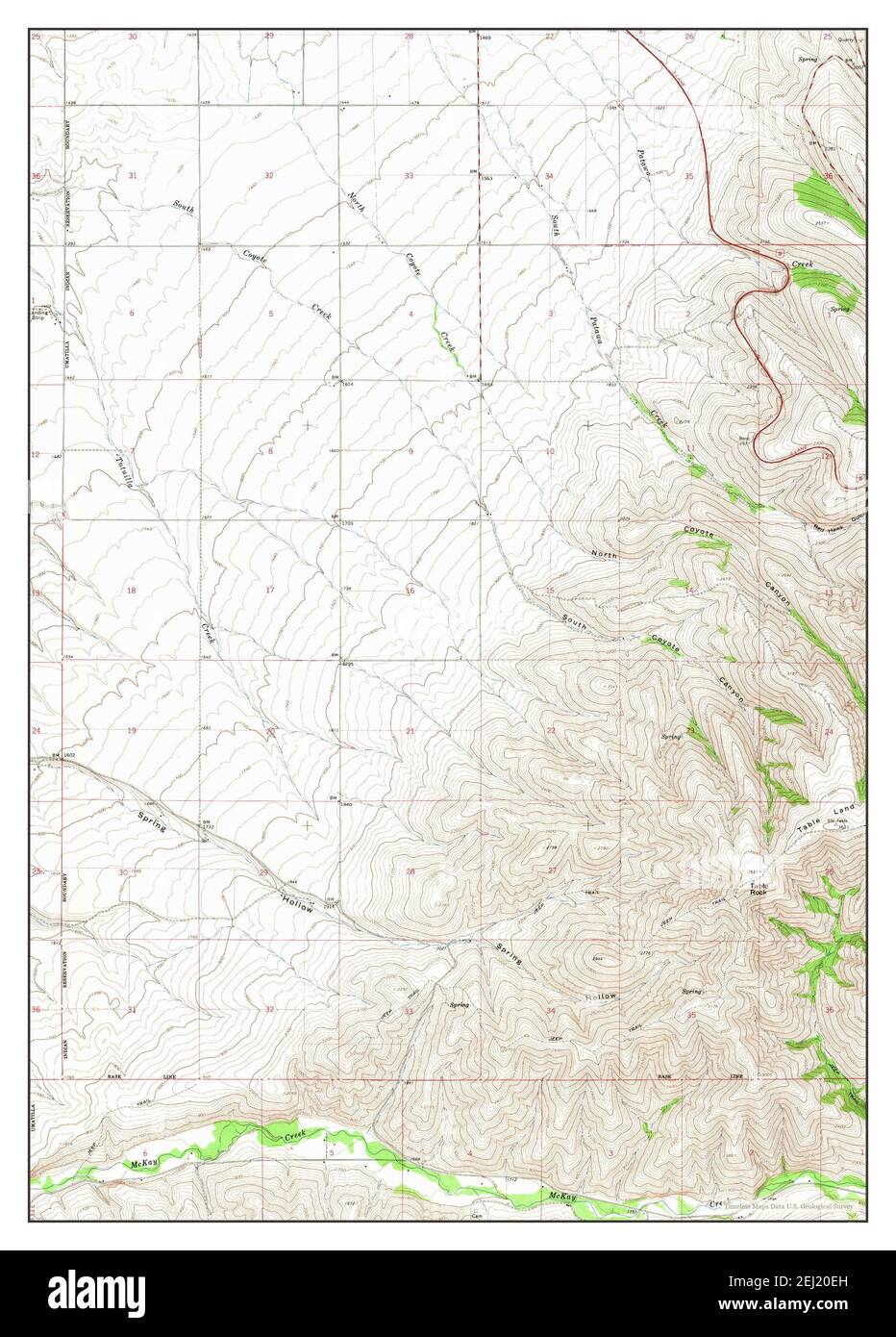 Table Rock, Oregon, map 1966, 1:24000, United States of America by ...