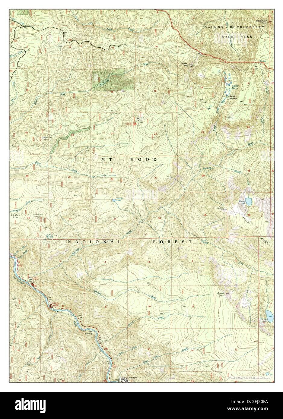 Three Lynx, Oregon, map 1997, 1:24000, United States of America by ...