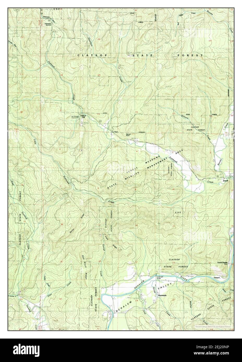Vinemaple, Oregon, map 1984, 1:24000, United States of America by ...