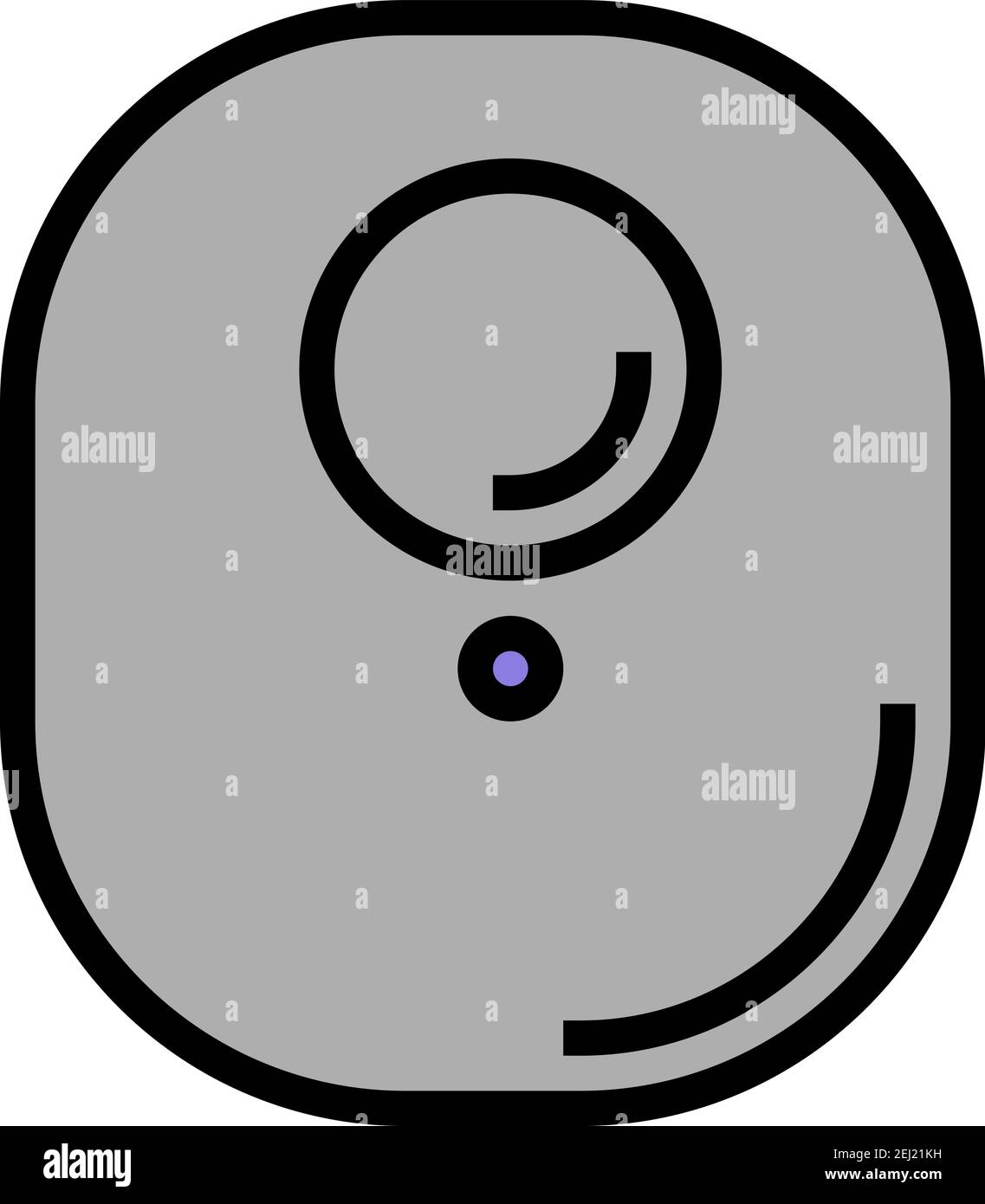 magnetic tag with rfid color icon vector illustration Stock Vector ...