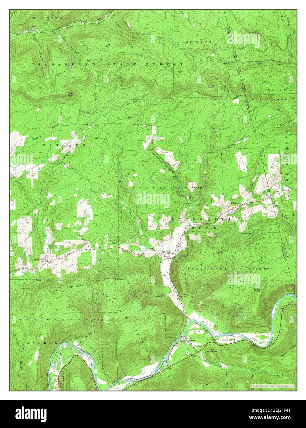 Barbours pennsylvania map Cut Out Stock Images & Pictures - Alamy