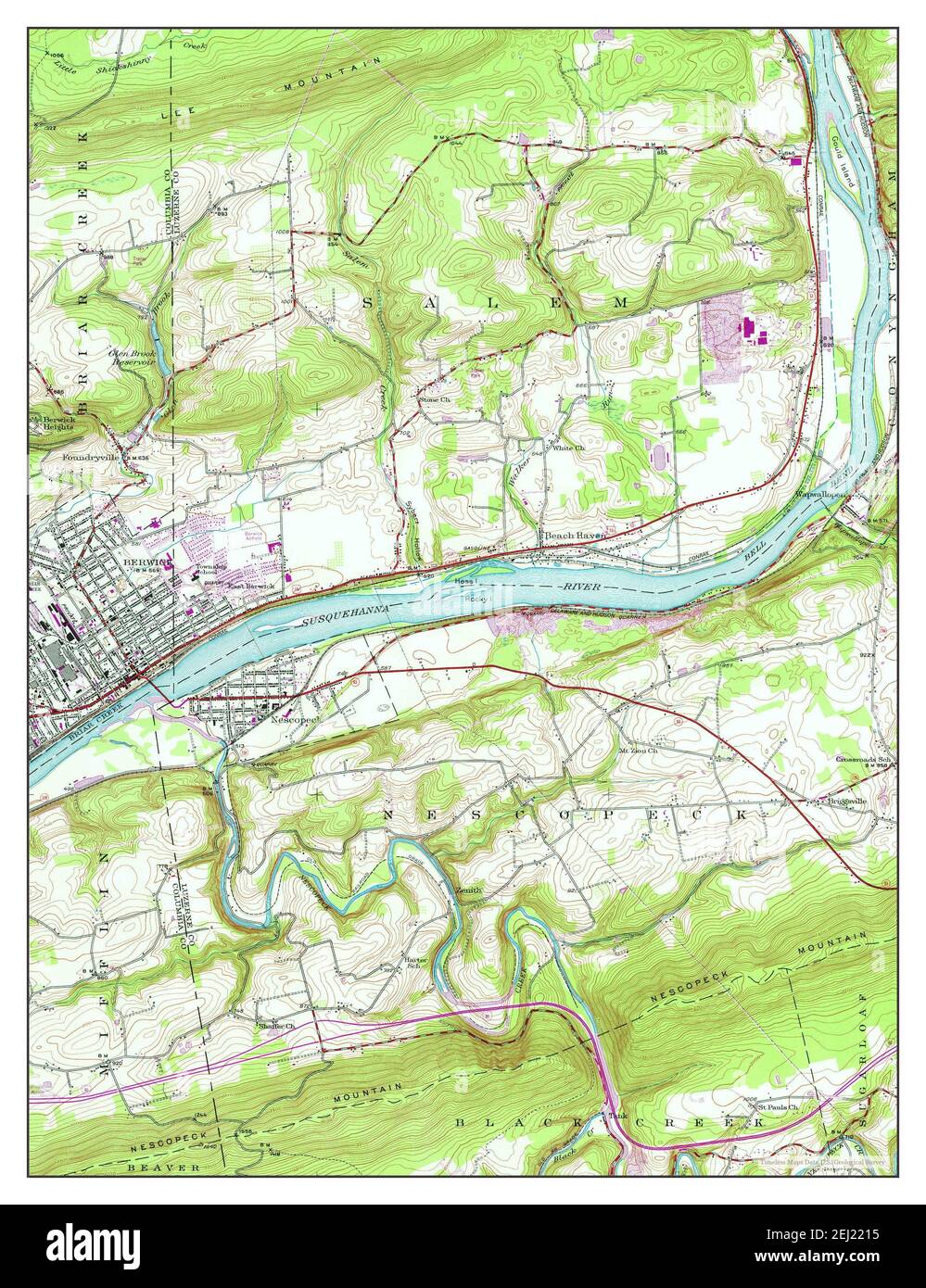 Old map berwick hi-res stock photography and images - Alamy