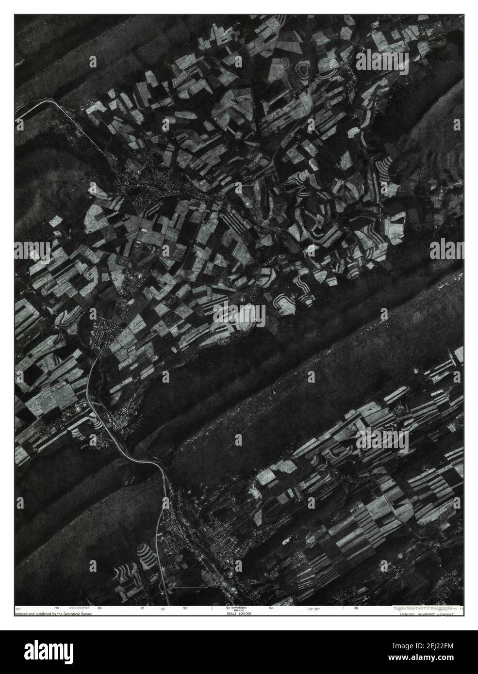 Burnham, Pennsylvania, map 1977, 1:24000, United States of America by ...