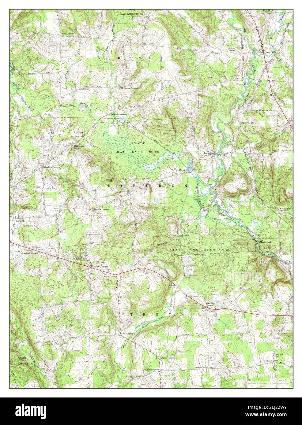 Map of centerville hi-res stock photography and images - Alamy