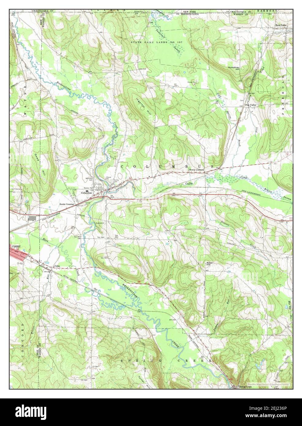 Map of columbus trips hi-res stock photography and images - Alamy