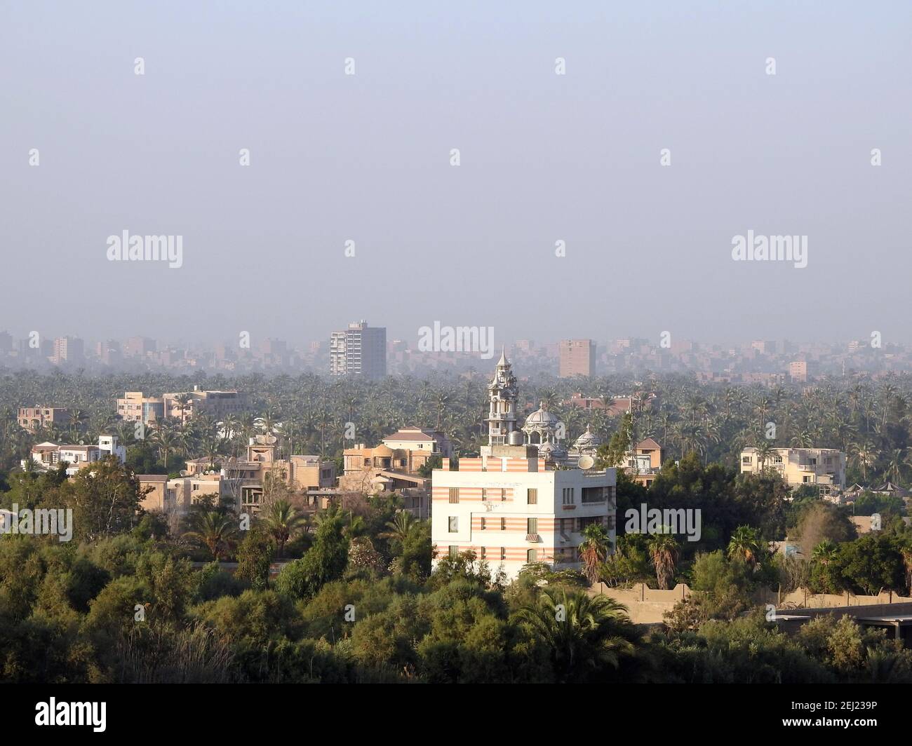 Giza aerial hi-res stock photography and images - Alamy