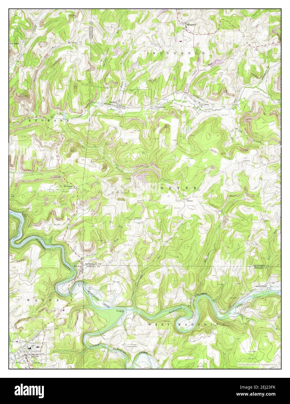 Dayton, Pennsylvania, map 1968, 1:24000, United States of America by ...