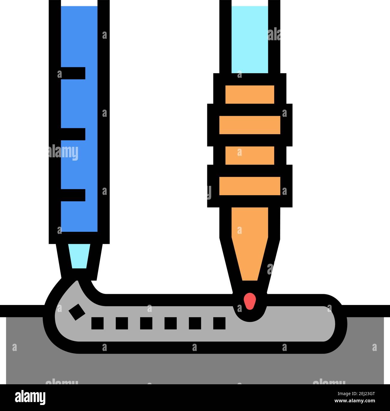 Submerged arc welding Stock Vector Images - Alamy