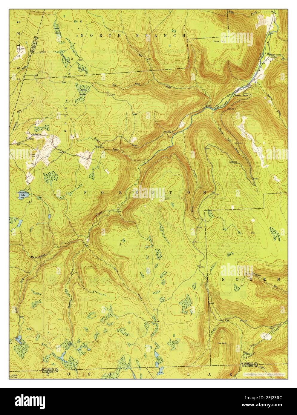 Dutch Mtn, Pennsylvania, map 1948, 1:24000, United States of America by ...