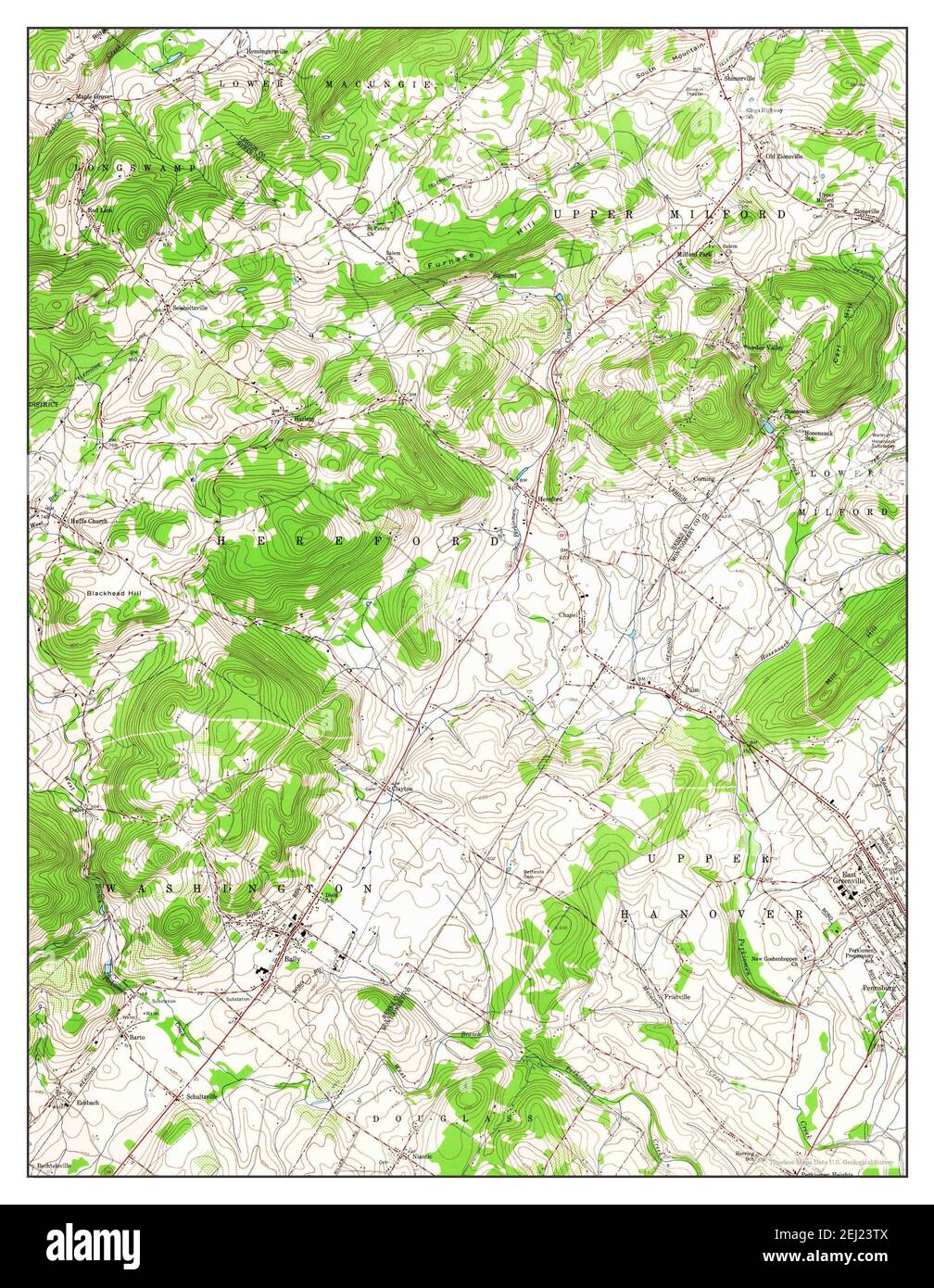 Greenville pennsylvania map hi-res stock photography and images - Alamy