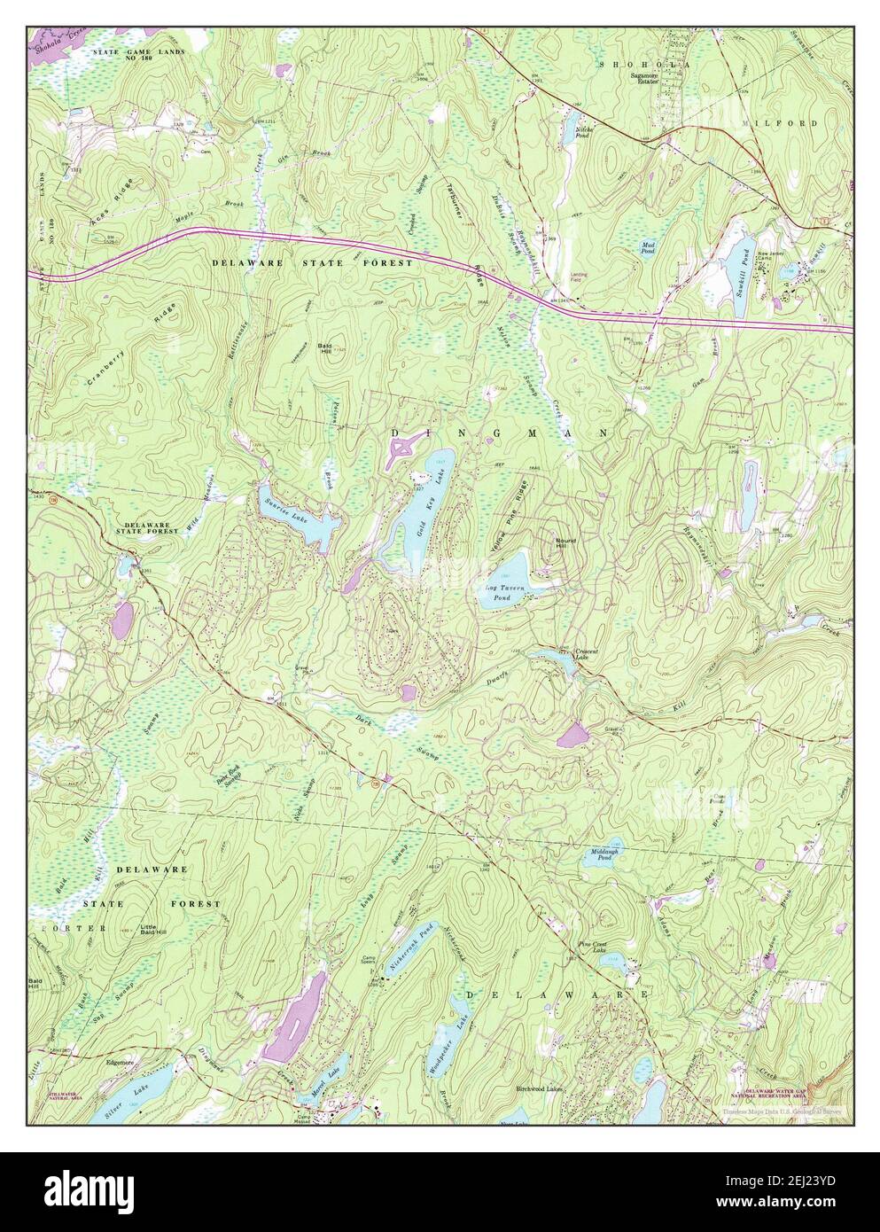 Edgemere, Pennsylvania, map 1965, 1:24000, United States of America by ...