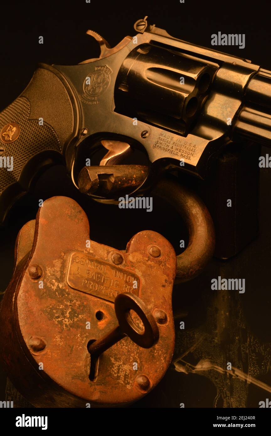 Smith Wesson Revolver High Resolution Stock Photography and Images - Alamy