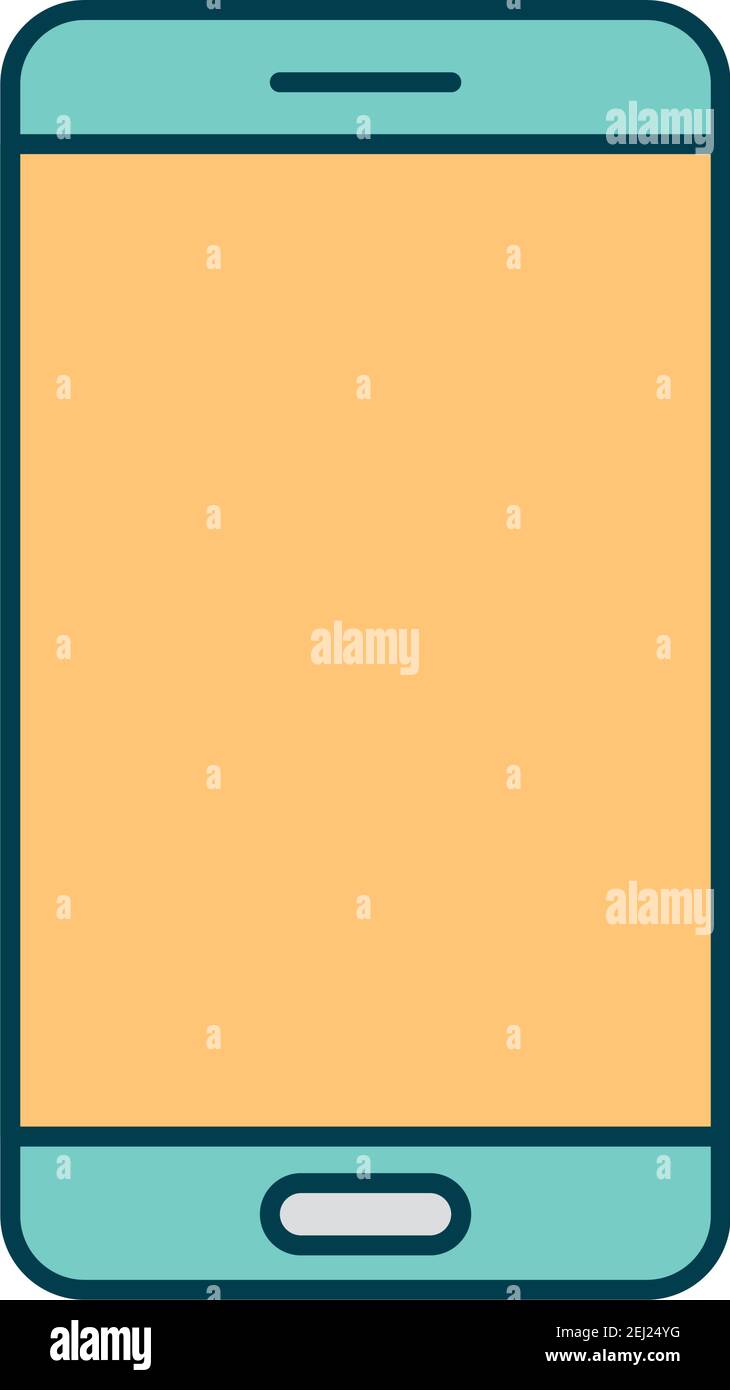 phone on a white background Stock Vector Image & Art - Alamy