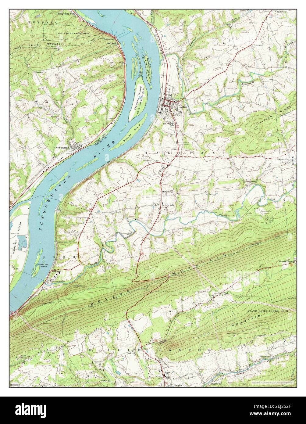 Old map of halifax hi-res stock photography and images - Alamy