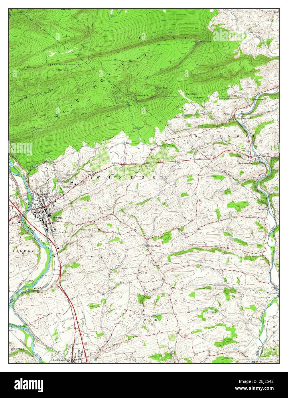 Vintage map of hamburg Cut Out Stock Images & Pictures - Alamy