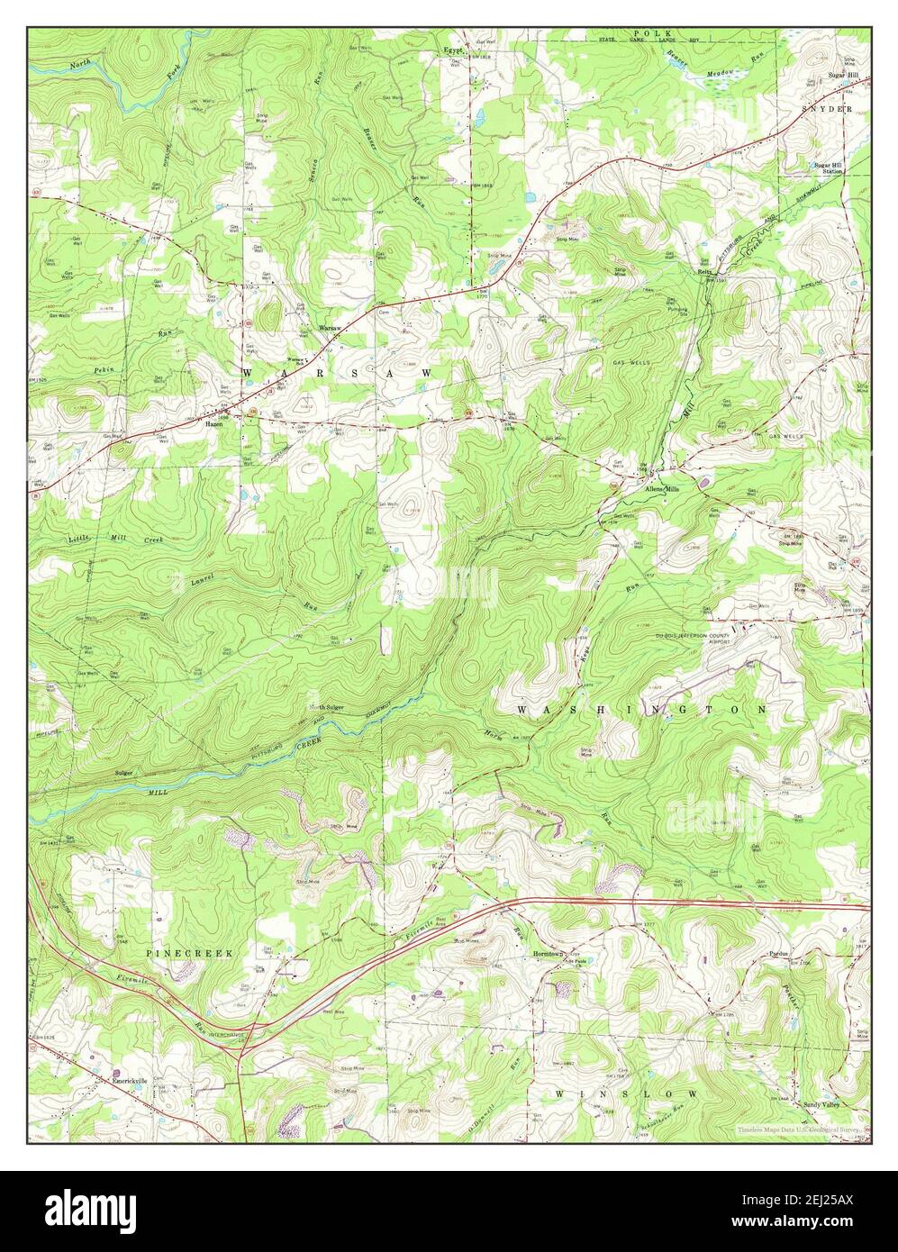 Hazen, Pennsylvania, map 1966, 1:24000, United States of America by ...