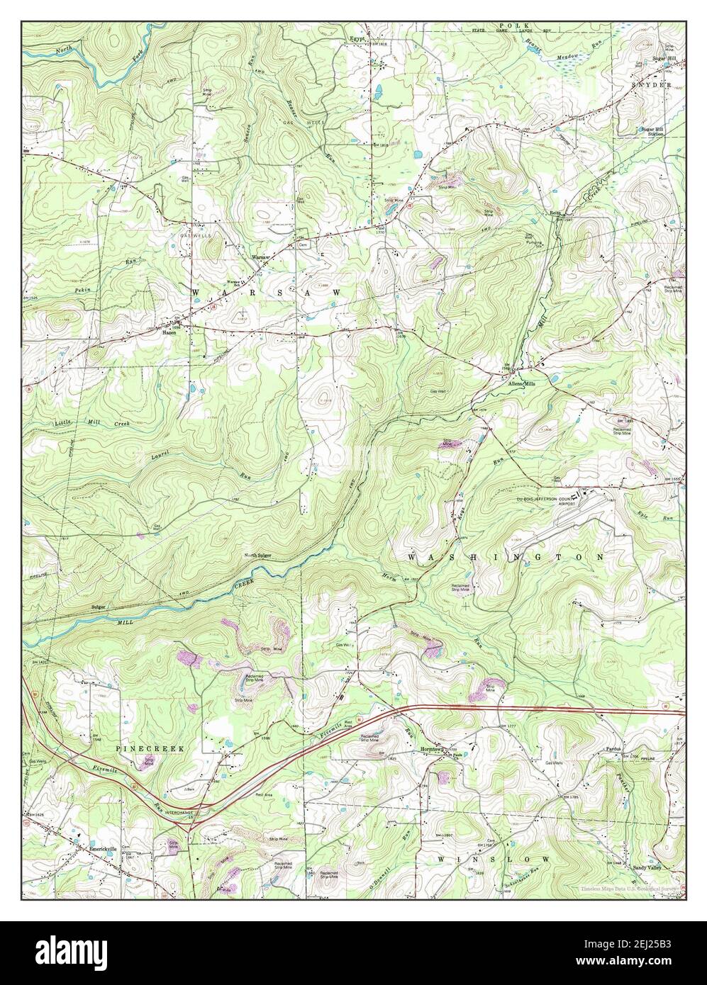 Hazen, Pennsylvania, map 1966, 1:24000, United States of America by ...