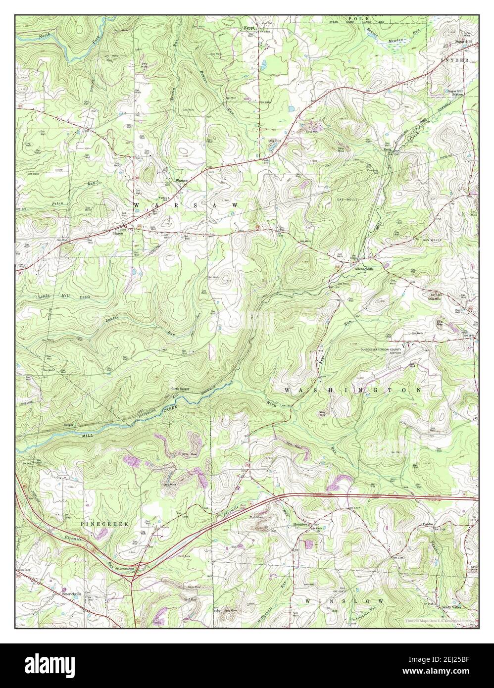 Hazen, Pennsylvania, map 1966, 1:24000, United States of America by ...