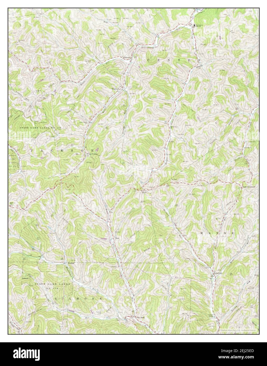 Holbrook, Pennsylvania, map 1964, 1:24000, United States of America by ...