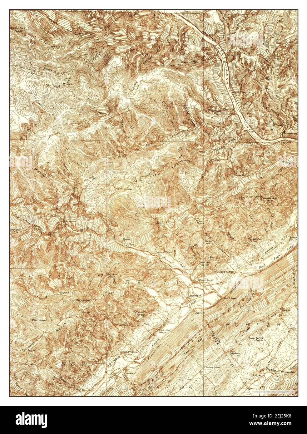 Howard, Pennsylvania, map 1921, 1:48000, United States of America by ...