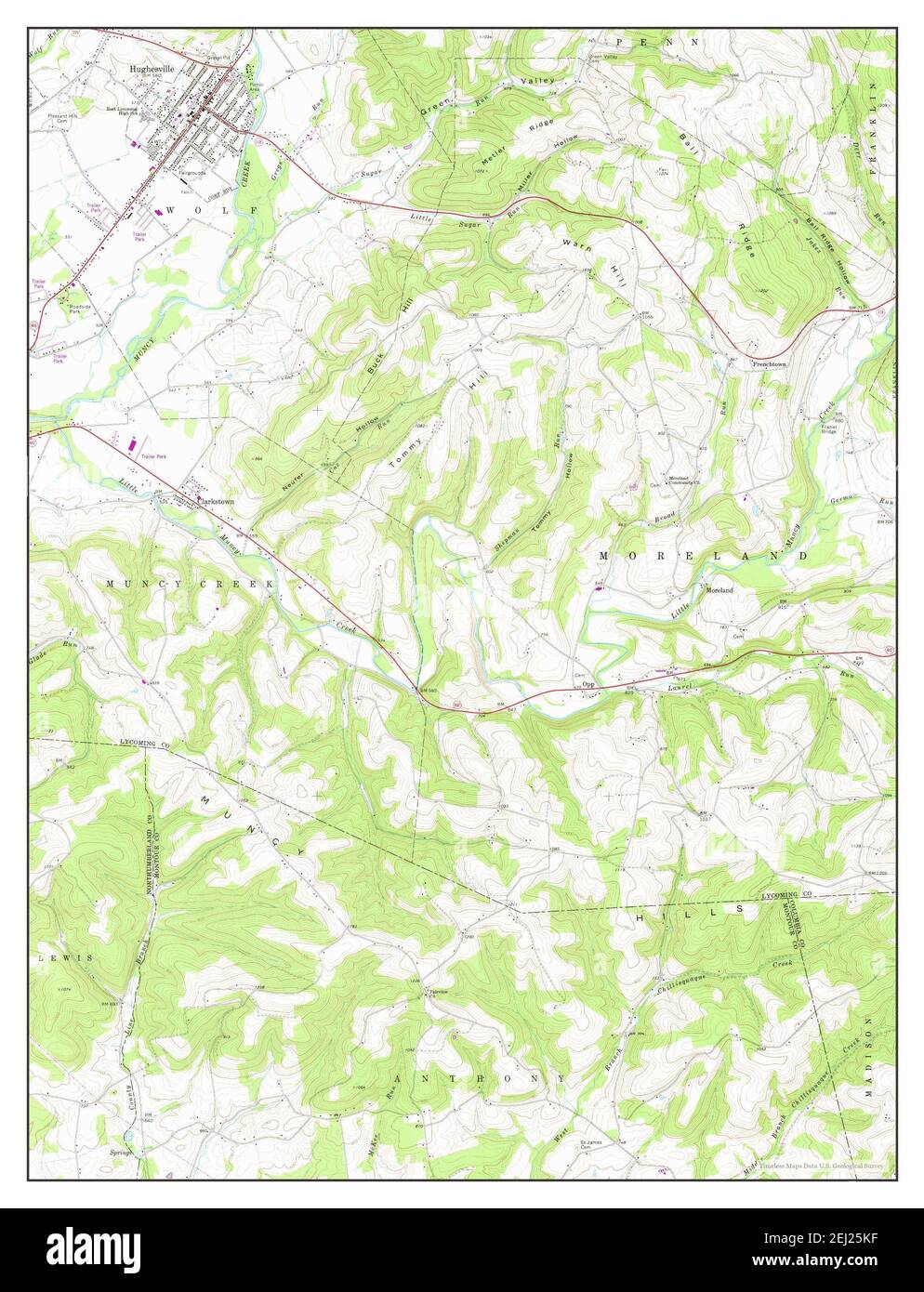 Map of hughesville hi-res stock photography and images - Alamy