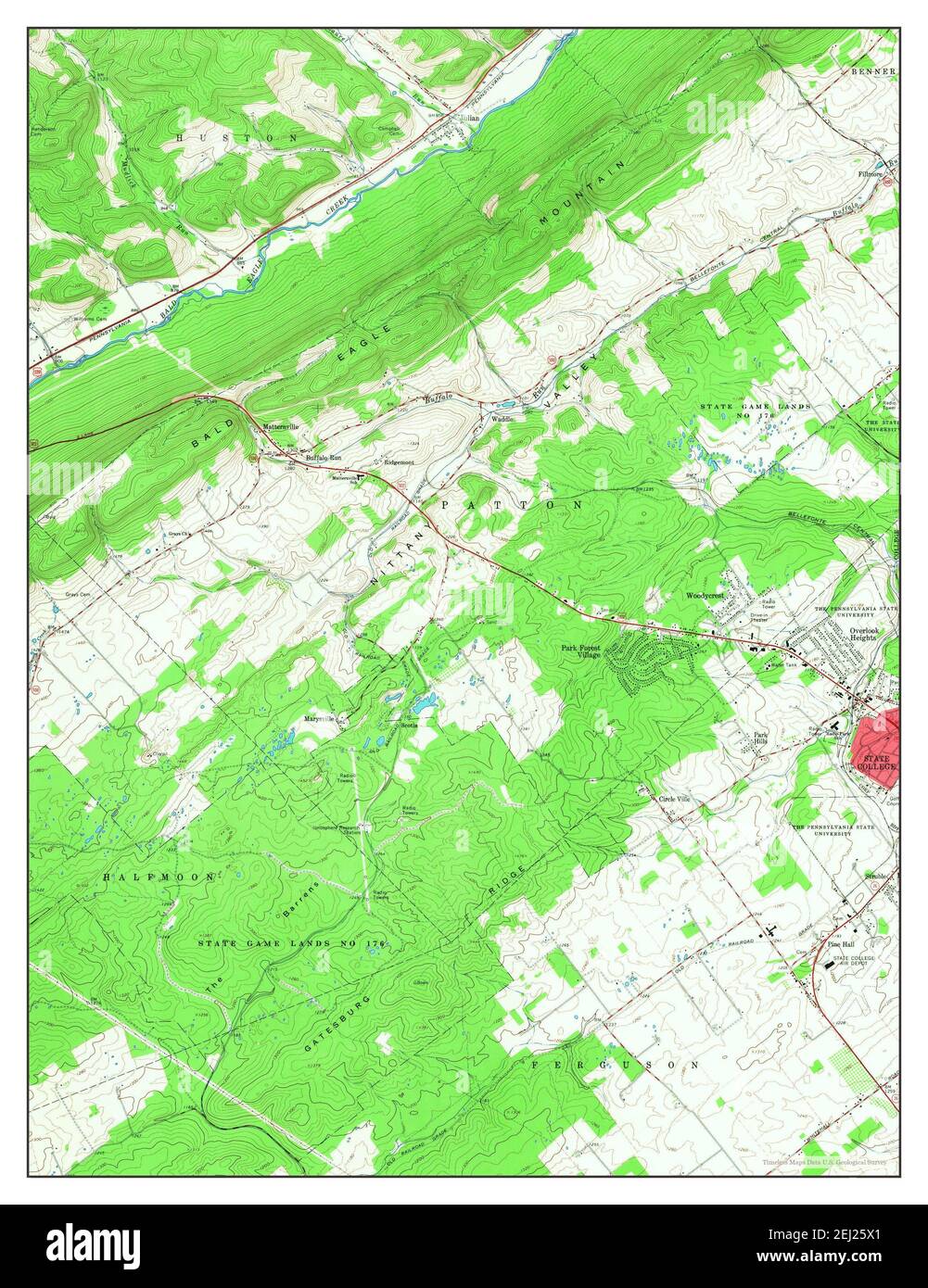 Julian, Pennsylvania, map 1962, 1:24000, United States of America by ...