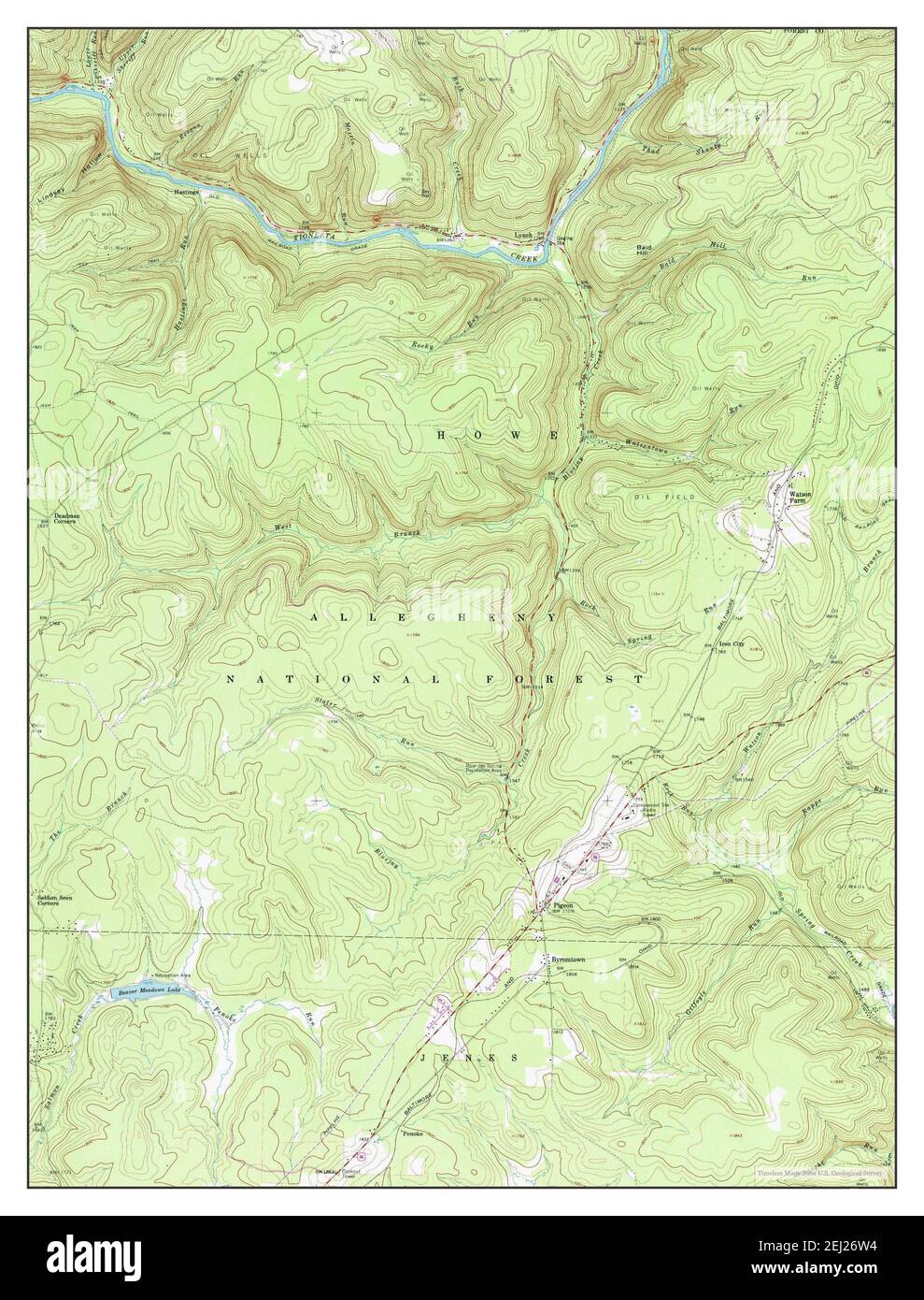 Lynch, Pennsylvania, map 1966, 1:24000, United States of America by ...