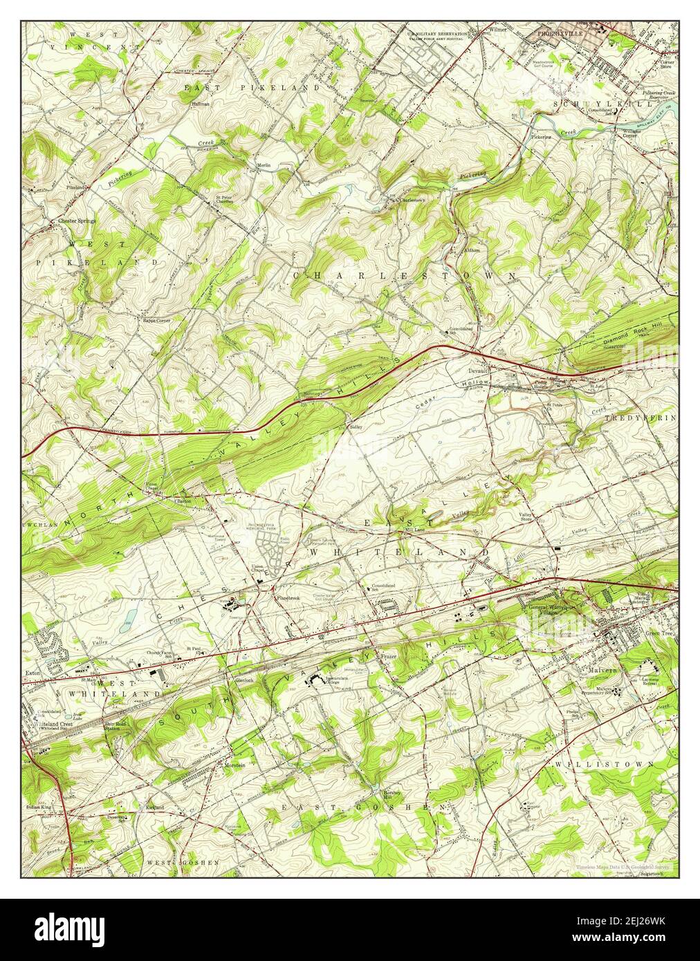 Malvern Pa Map