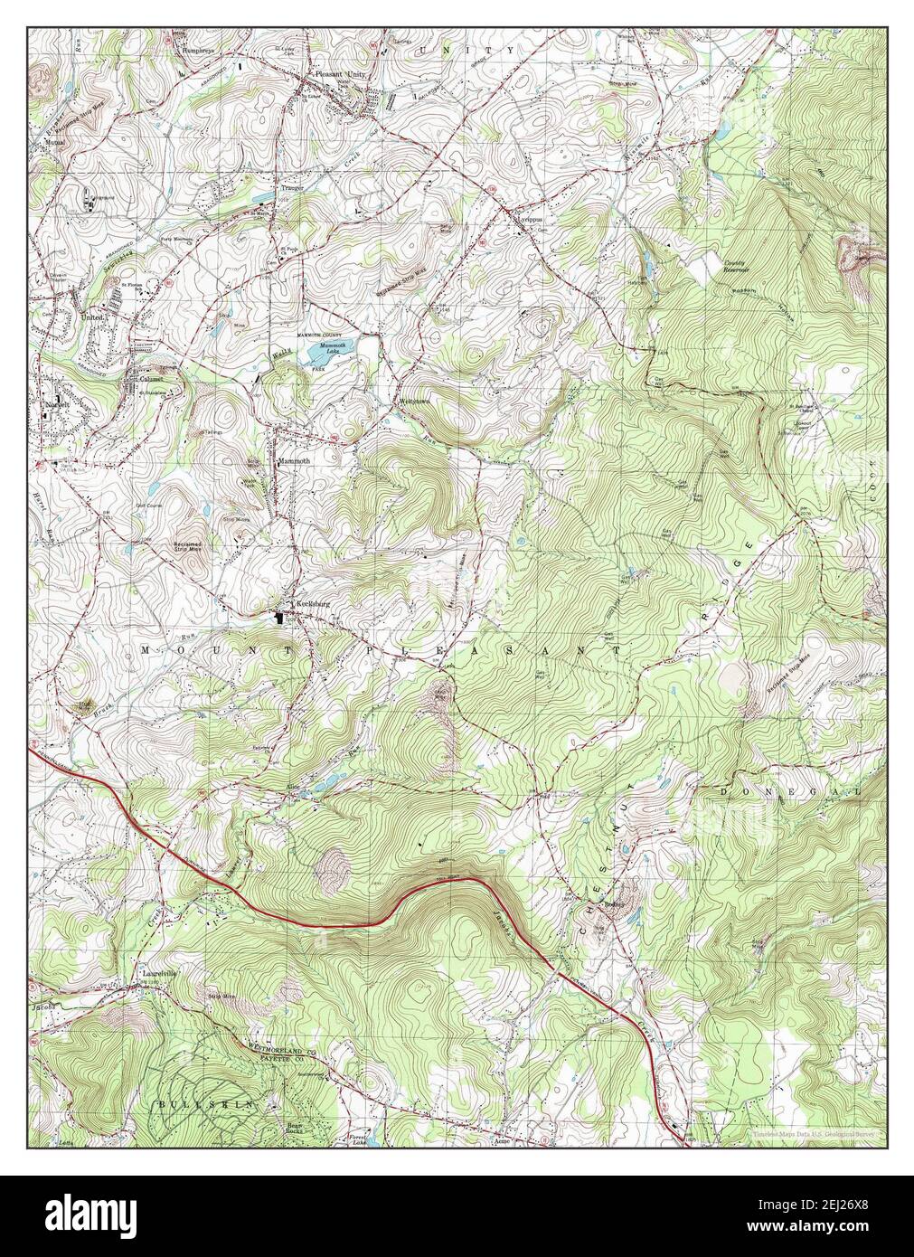 Mammoth, Pennsylvania, map 1997, 1:24000, United States of America by ...