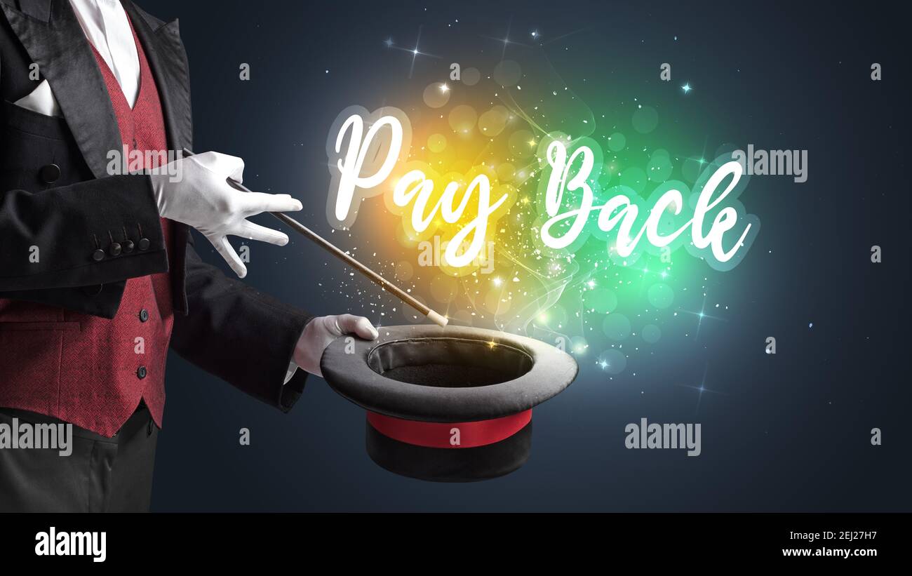 Magician back hi-res stock photography and images - Alamy
