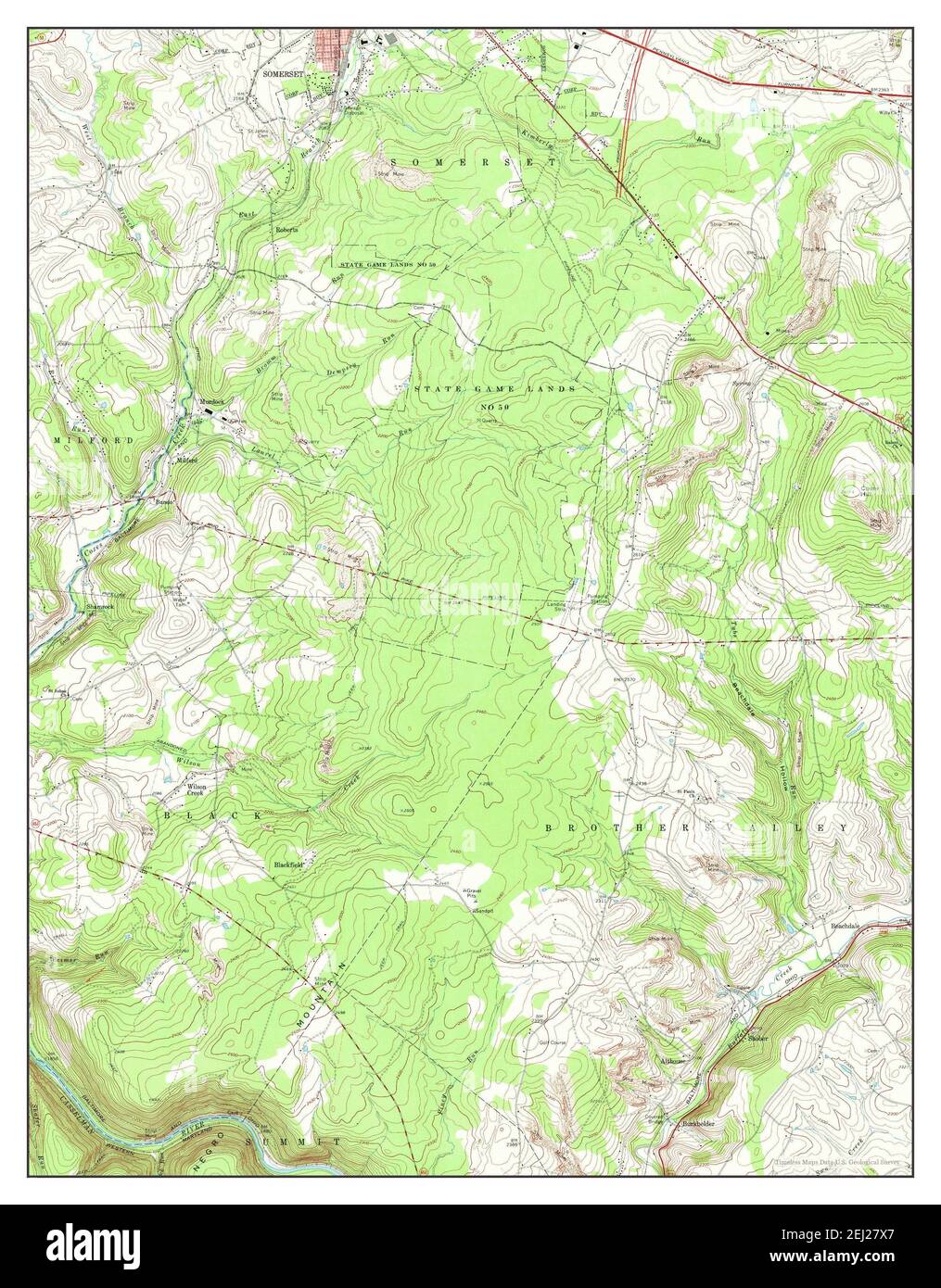 Murdock, Pennsylvania, map 1968, 1:24000, United States of America by ...