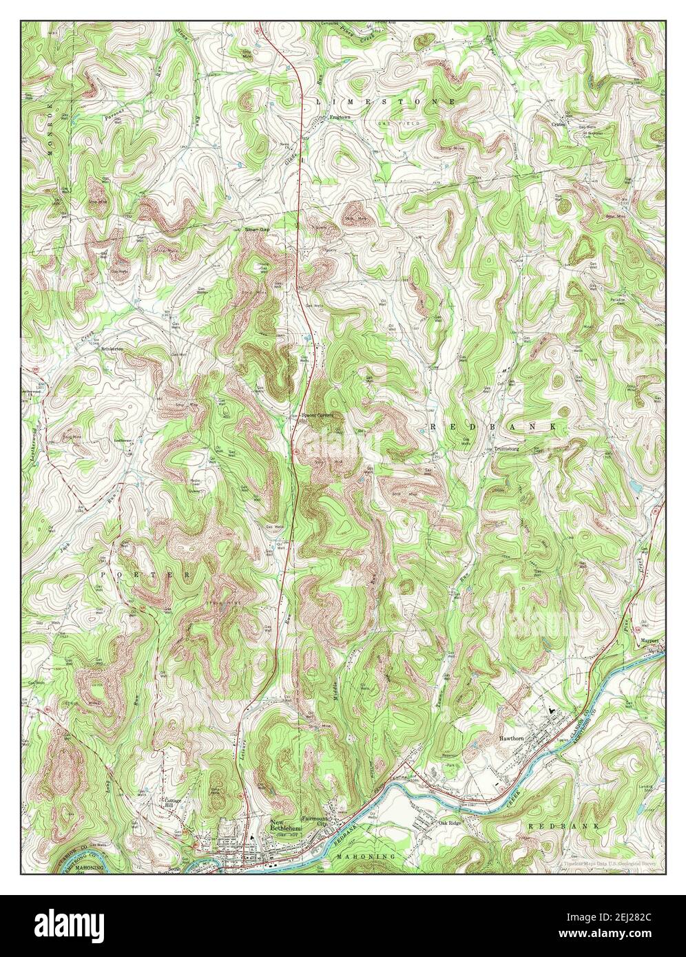 Map Of New Bethlehem High Resolution Stock Photography and Images - Alamy