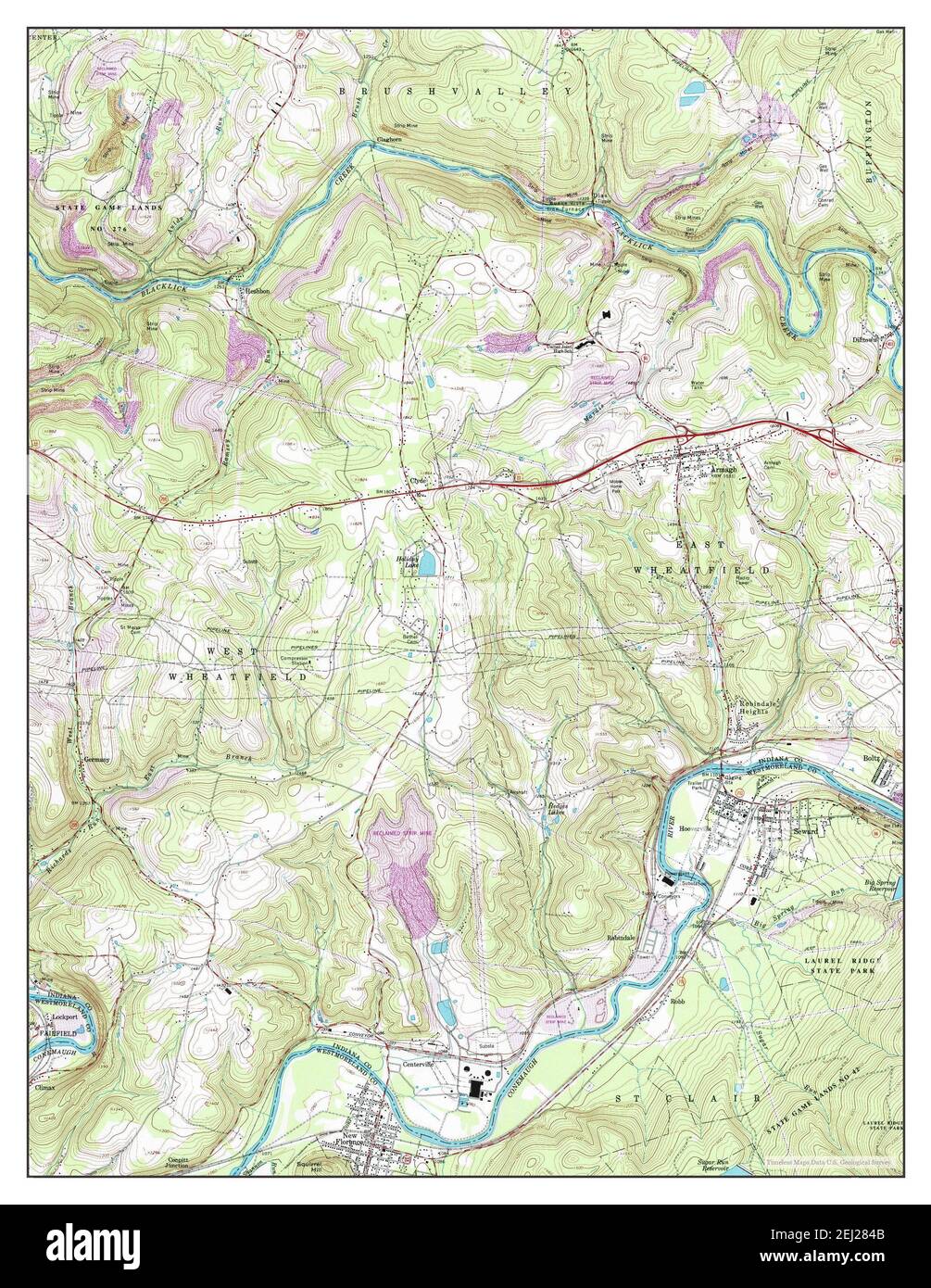 Map of florence pennsylvania hi-res stock photography and images - Alamy