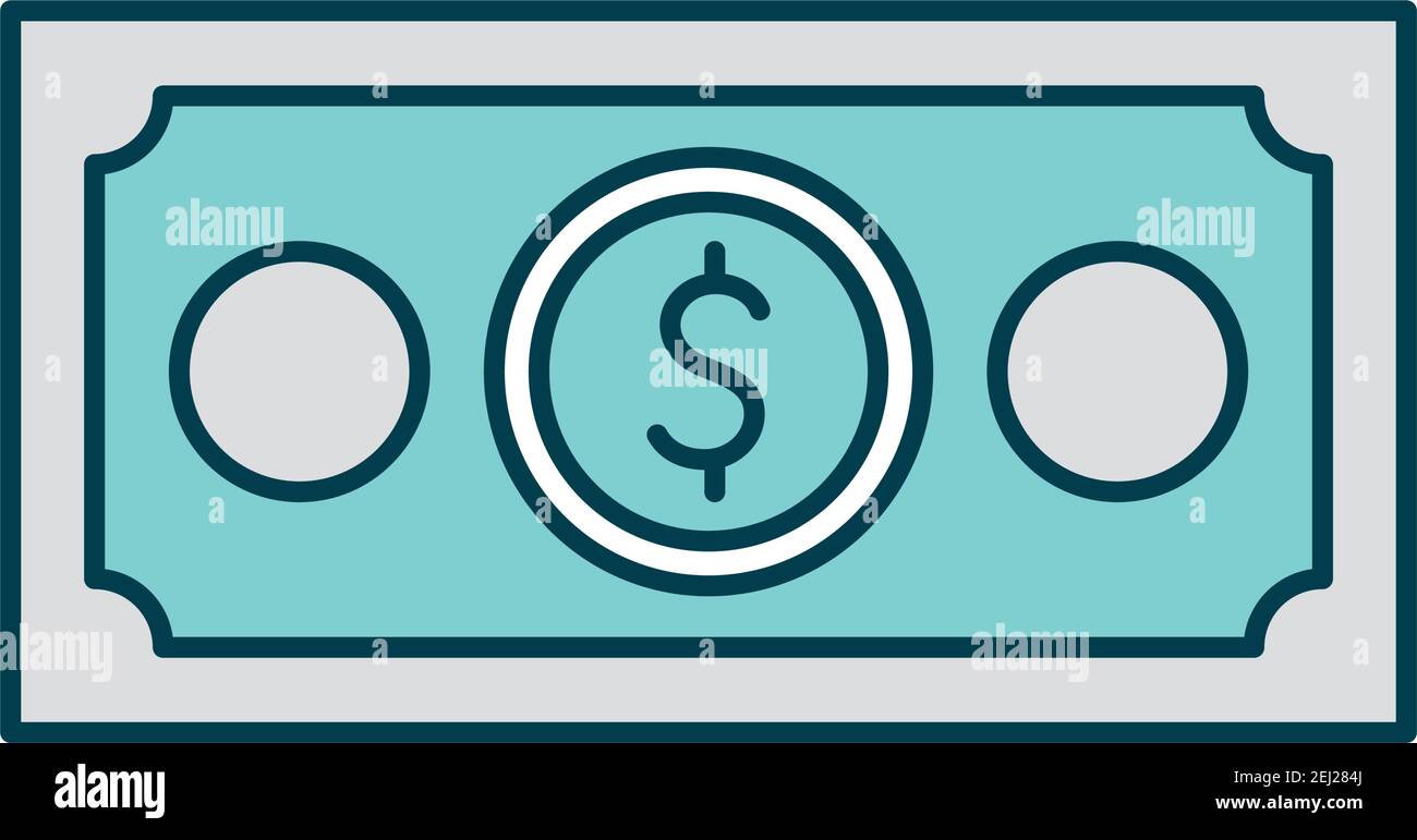 dollar of a green color on a white background Stock Vector Image & Art ...