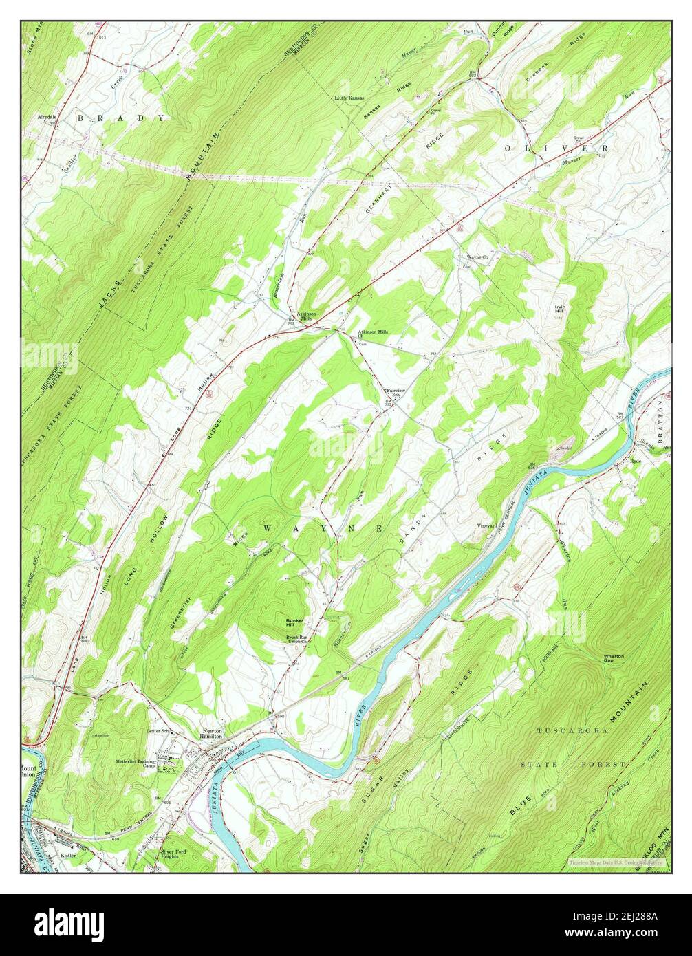 Old map of hamilton Cut Out Stock Images & Pictures - Alamy