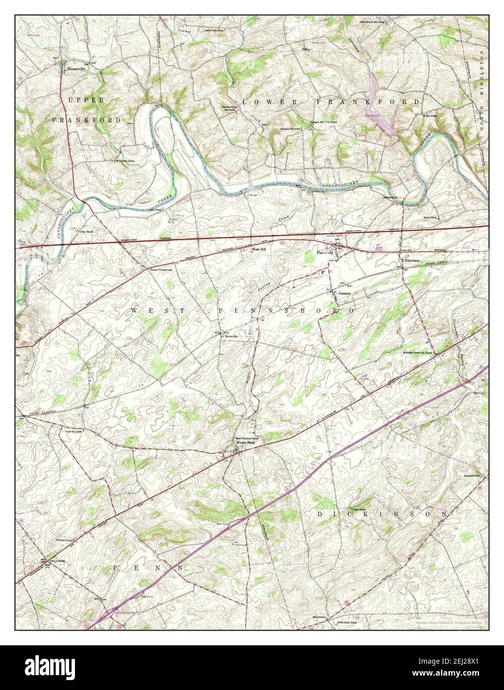 Map Of Plainfield High Resolution Stock Photography and Images - Alamy