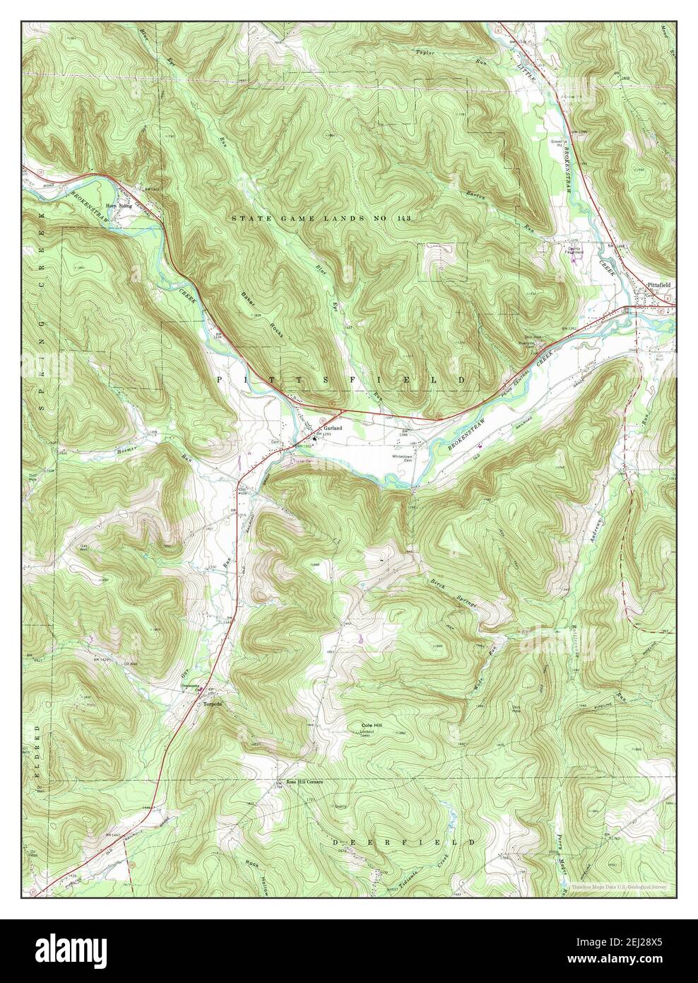 Pittsfield map Cut Out Stock Images & Pictures - Alamy