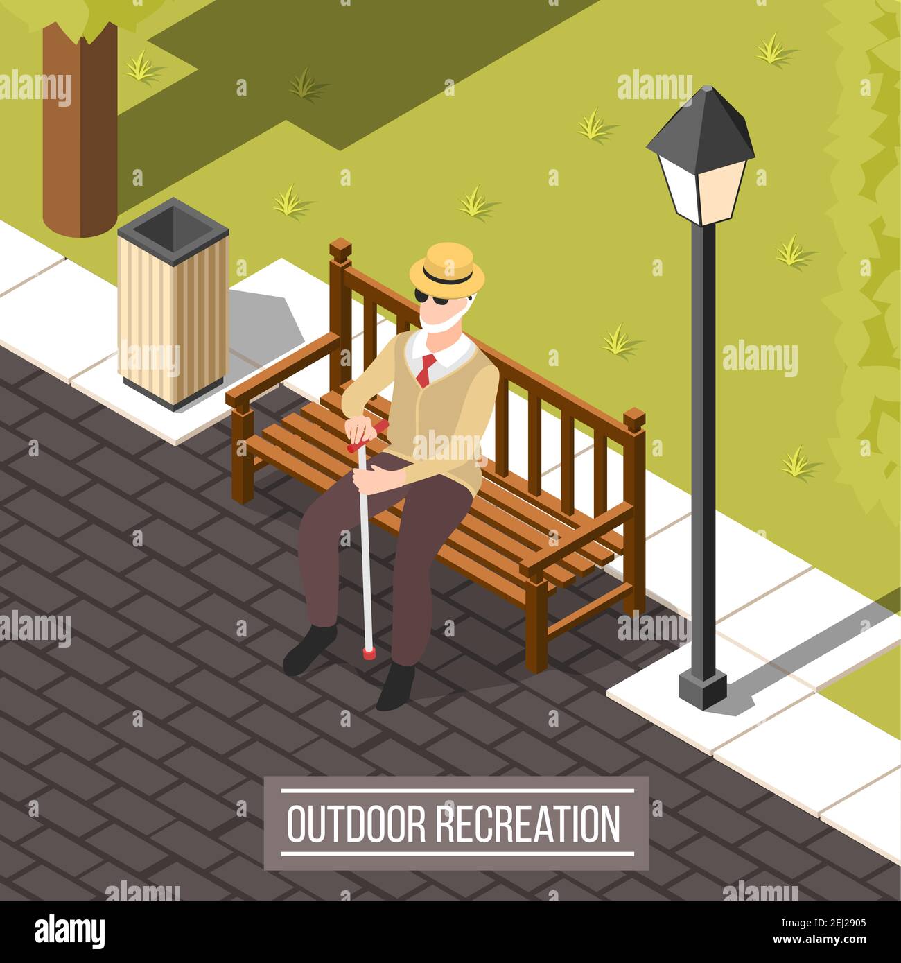 Stick sitting Stock Vector Images - Alamy