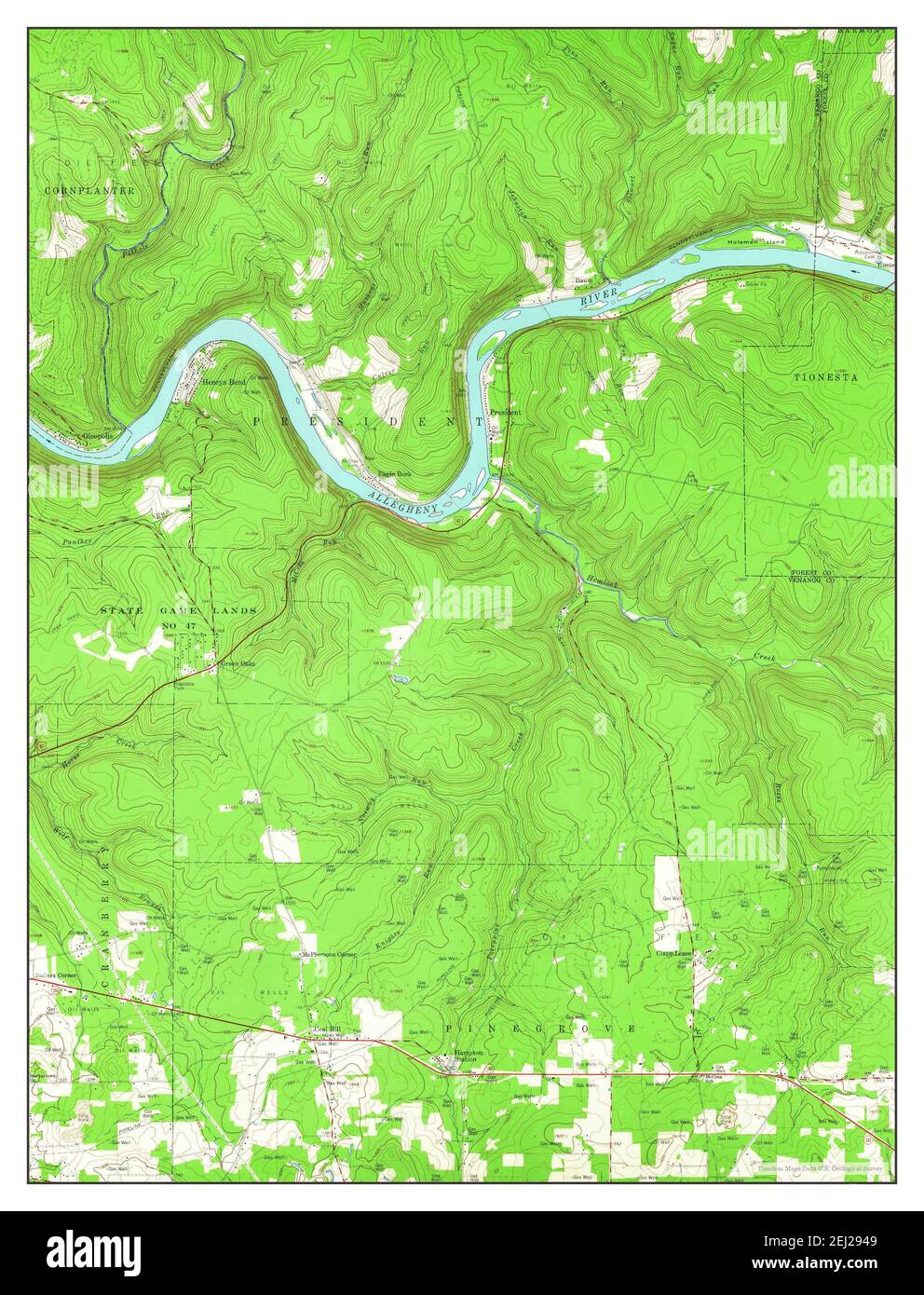 President, Pennsylvania, map 1963, 1:24000, United States of America by ...
