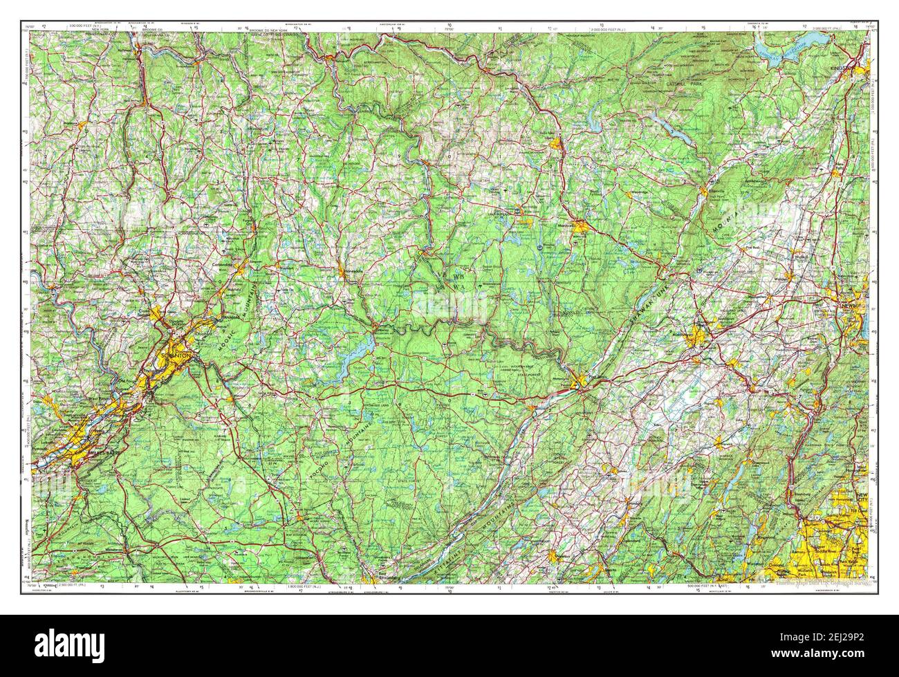 Scranton pennsylvania map hi-res stock photography and images - Alamy